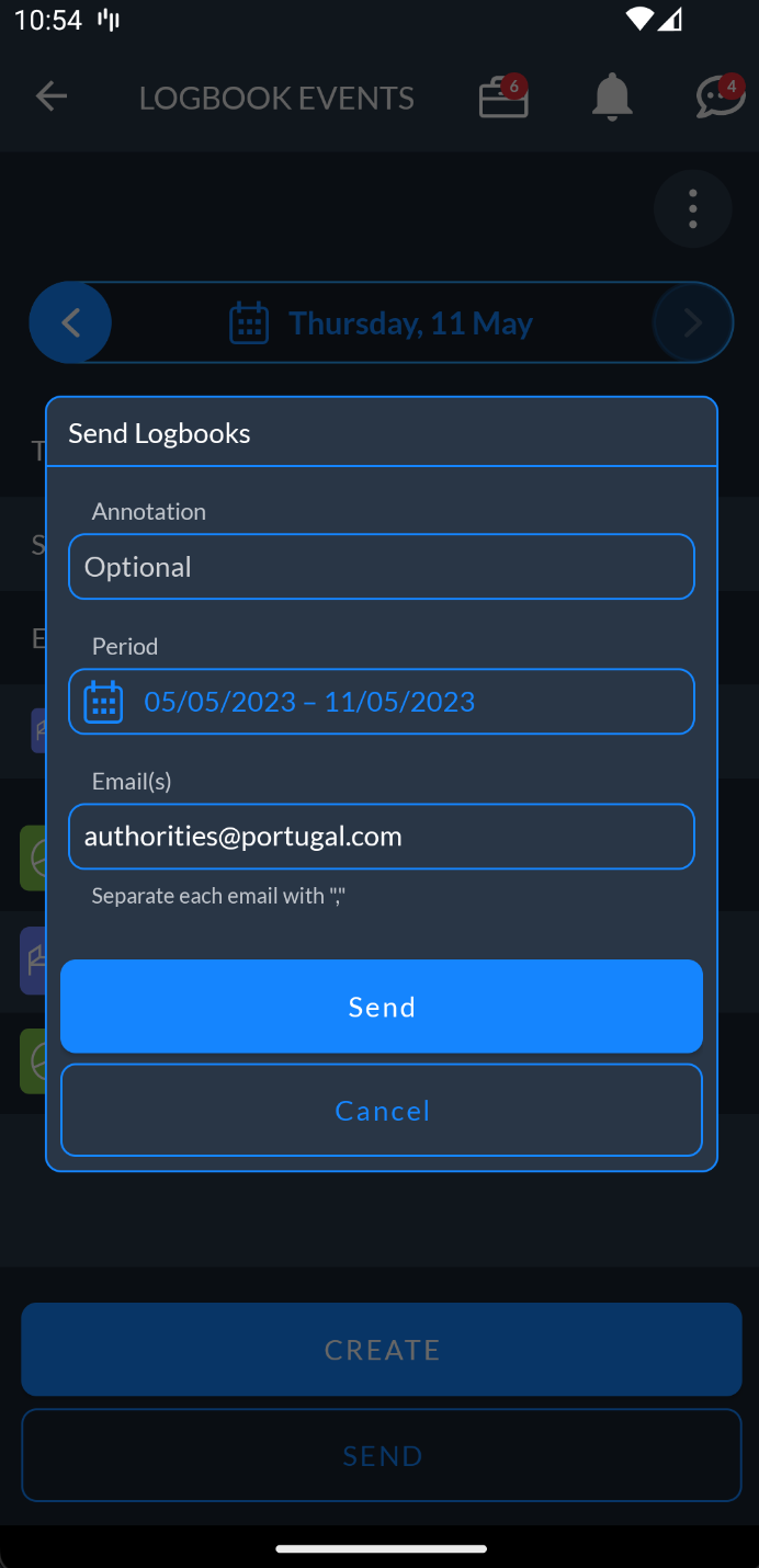 Electronic Logbook - Frotcom